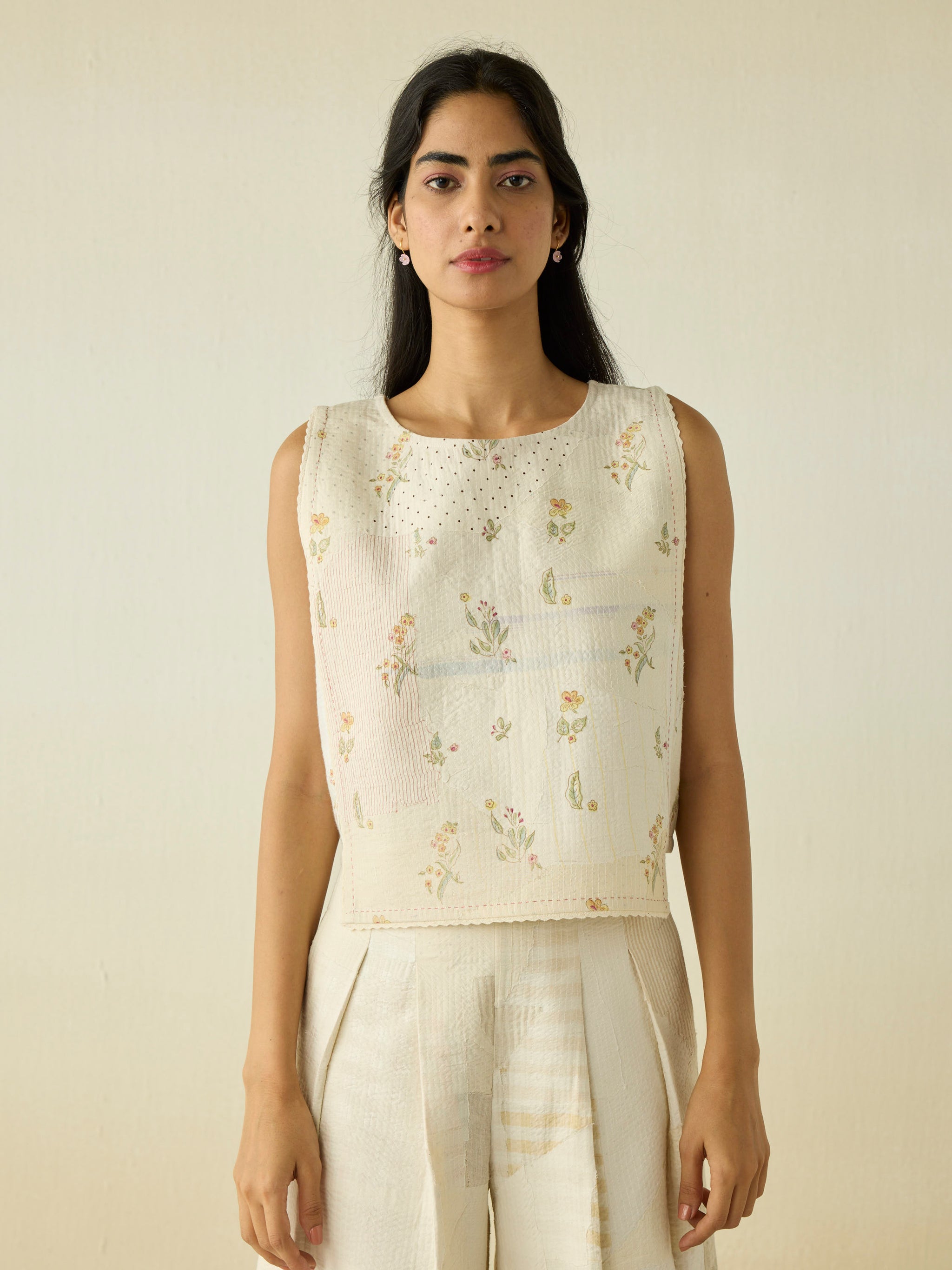 The Remnant Crop Top | Upcycled Edit | Fragments of Time