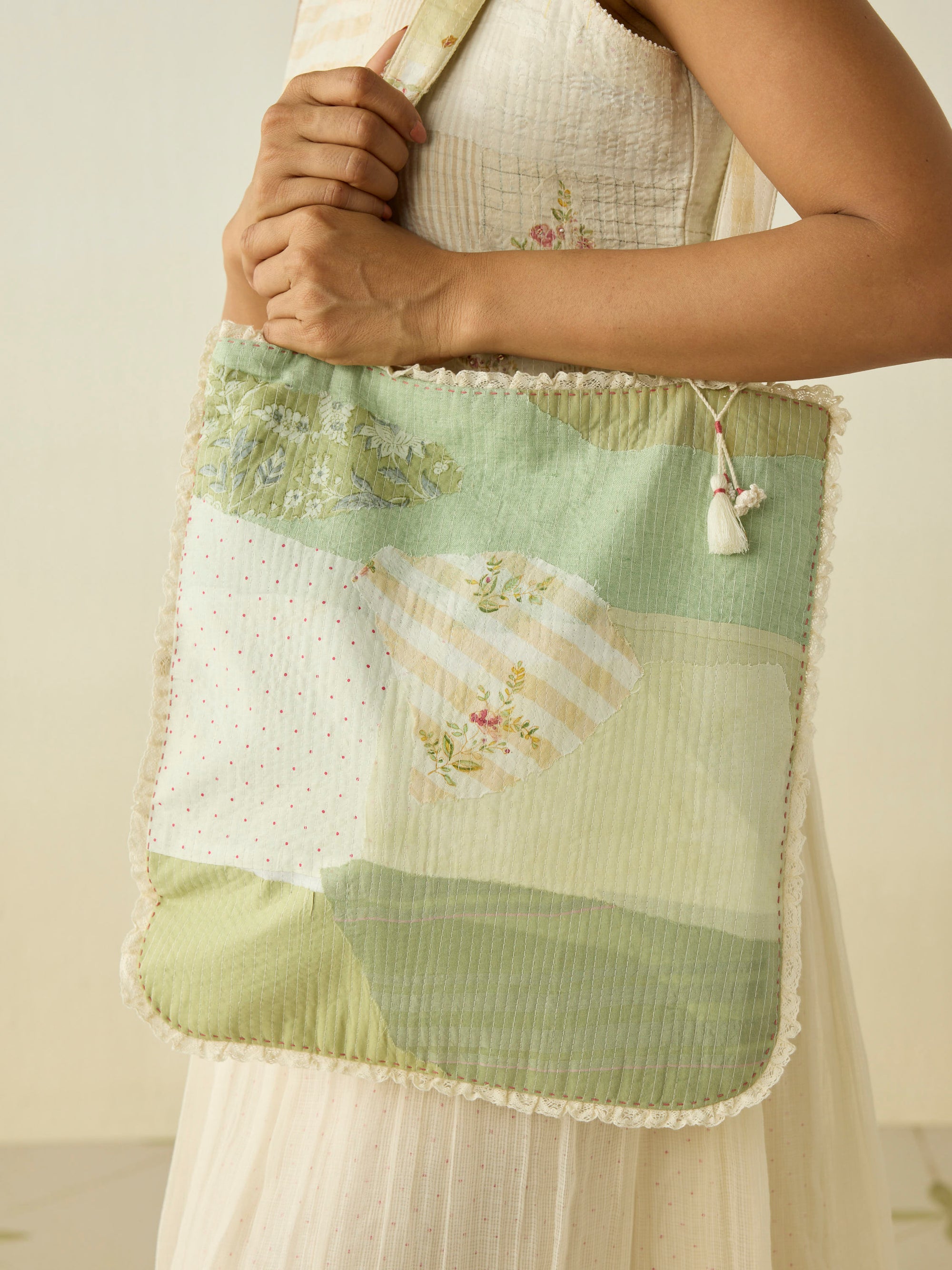 Patch Garden Tote | Upcycled Edit | Fragments of Time