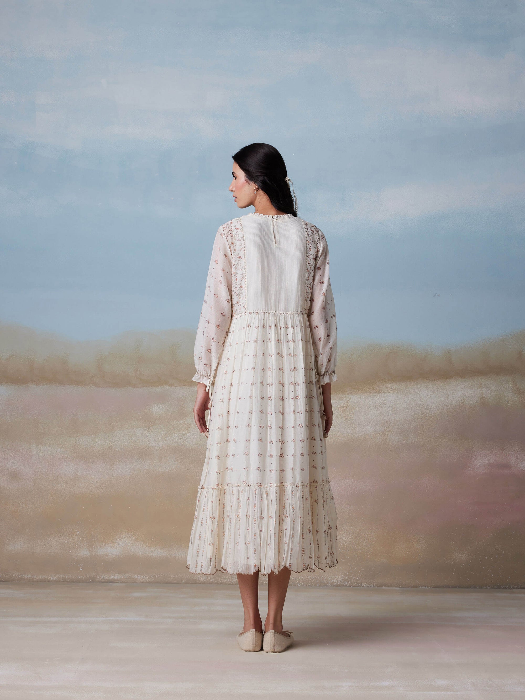 Joy Of Being Dress: Elegant Hand Block Printed Cotton Dress