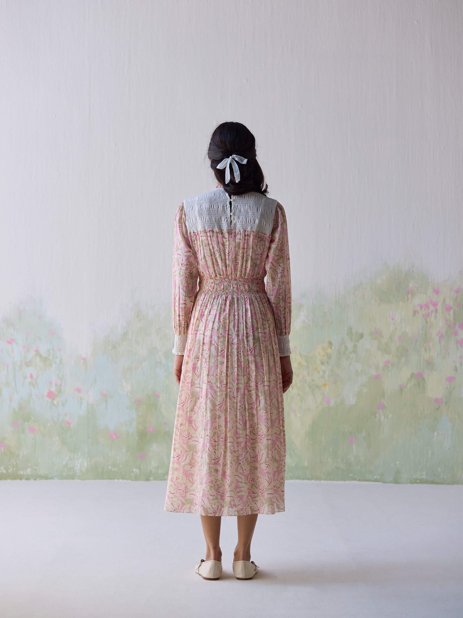 Pastoral Idyll Midi Dress: Embrace Effortless Summer Elegance
