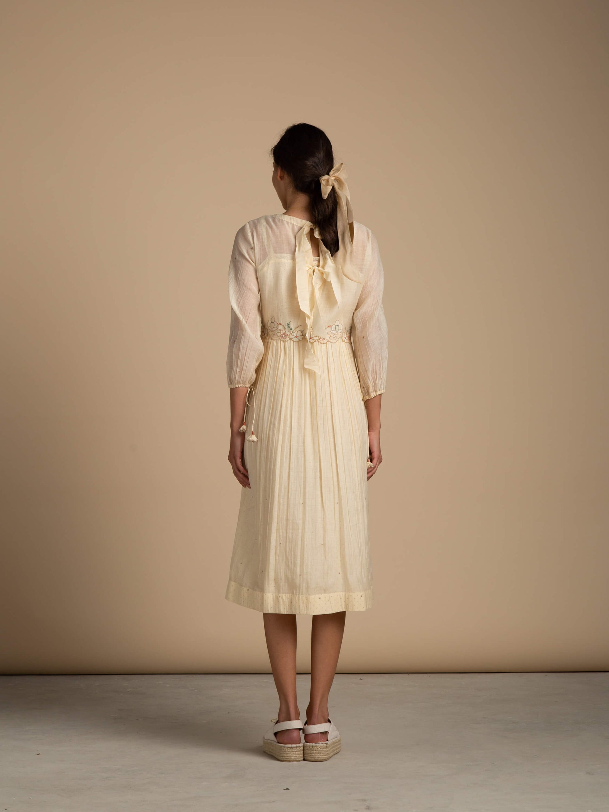 At The Gallery Dress: Buy Romantic Floral Cutwork Dress