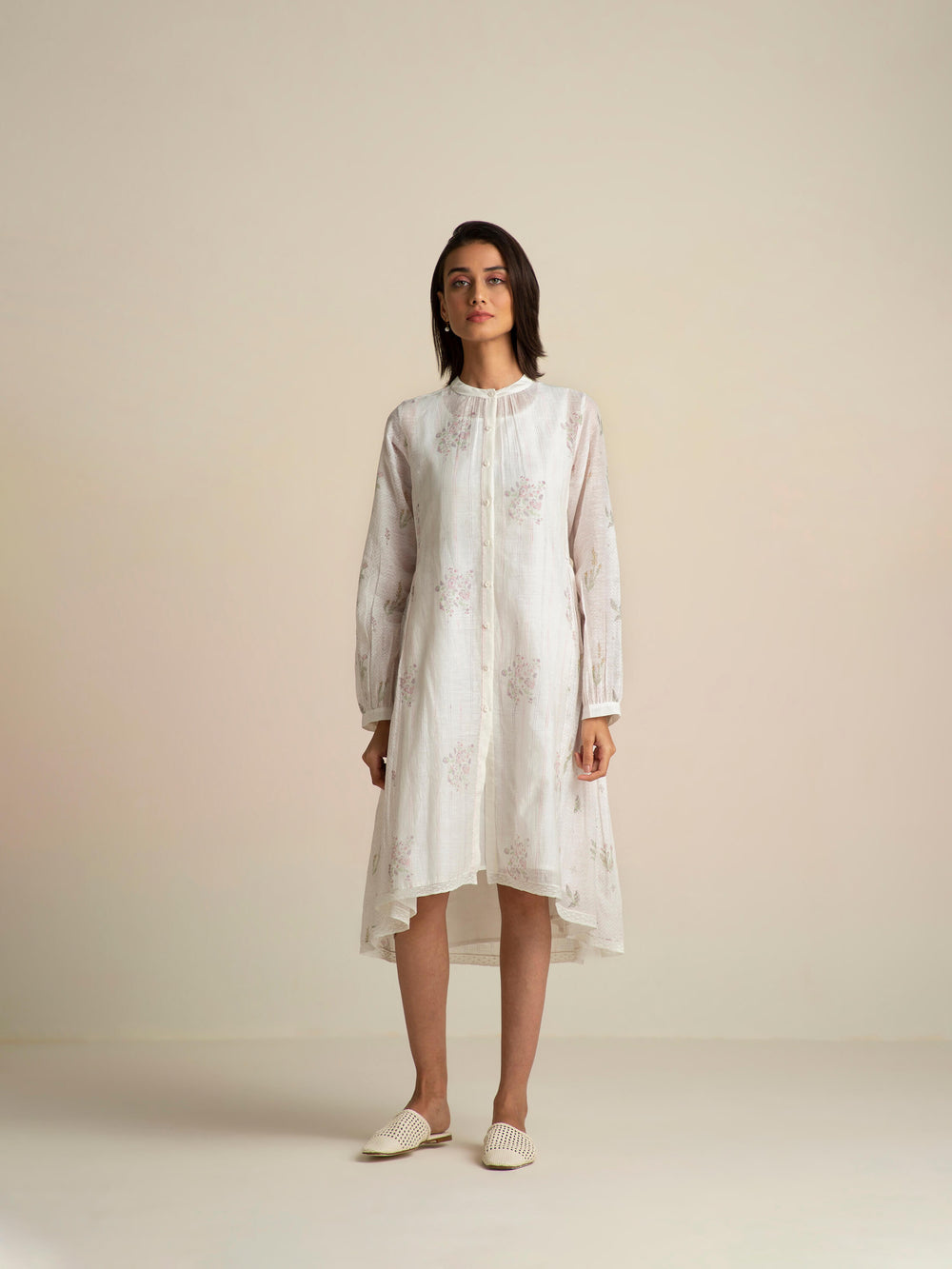 Fading Violets High Low Dress: Shop Elegant Cotton Silk Dresses