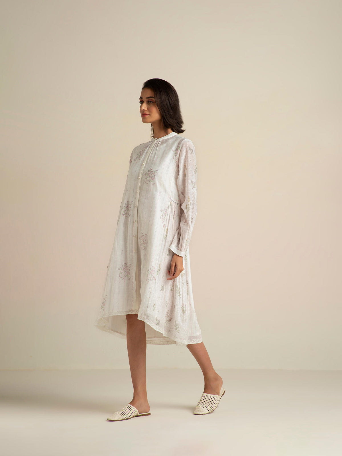 Fading Violets High Low Dress: Shop Elegant Cotton Silk Dresses