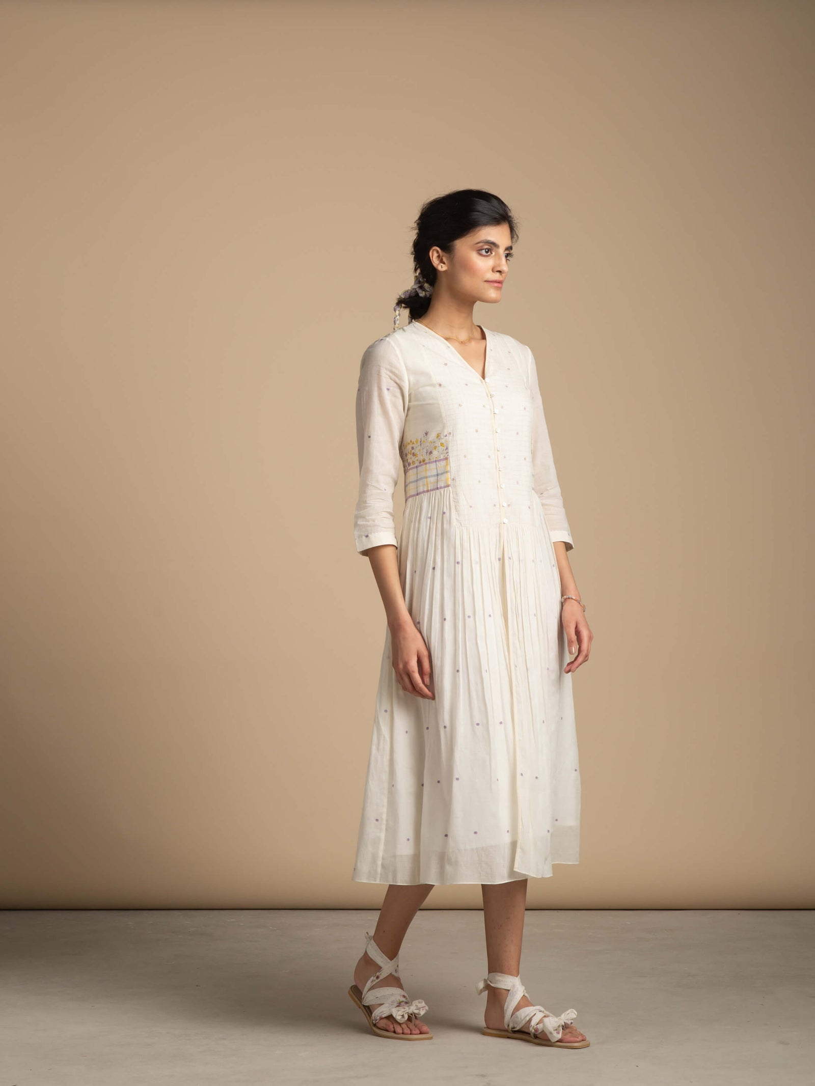 Field Day Dress: Embrace Joy in Handloom Mulmul