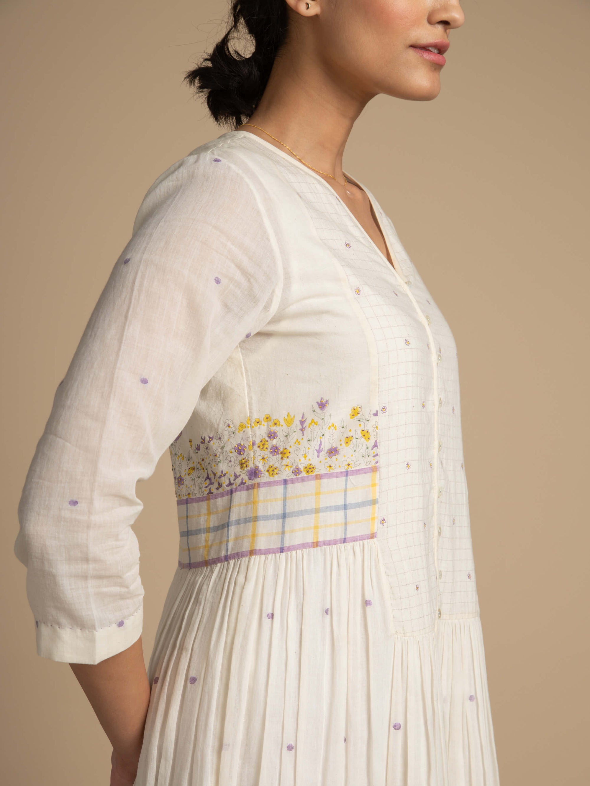 Field Day Dress: Embrace Joy in Handloom Mulmul