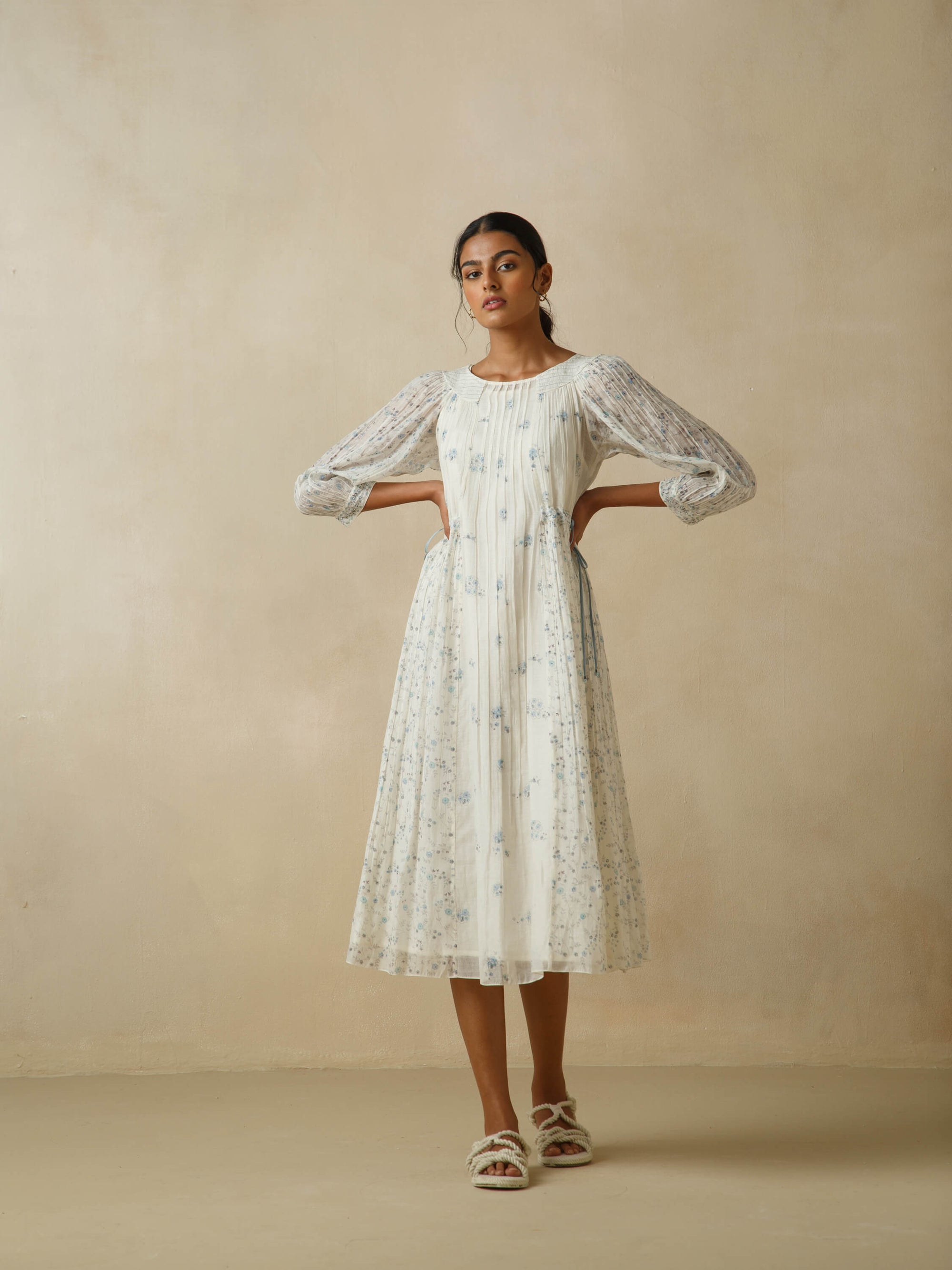 Harmony Azure Dress: Embrace Effortless Elegance - Buna Studio!