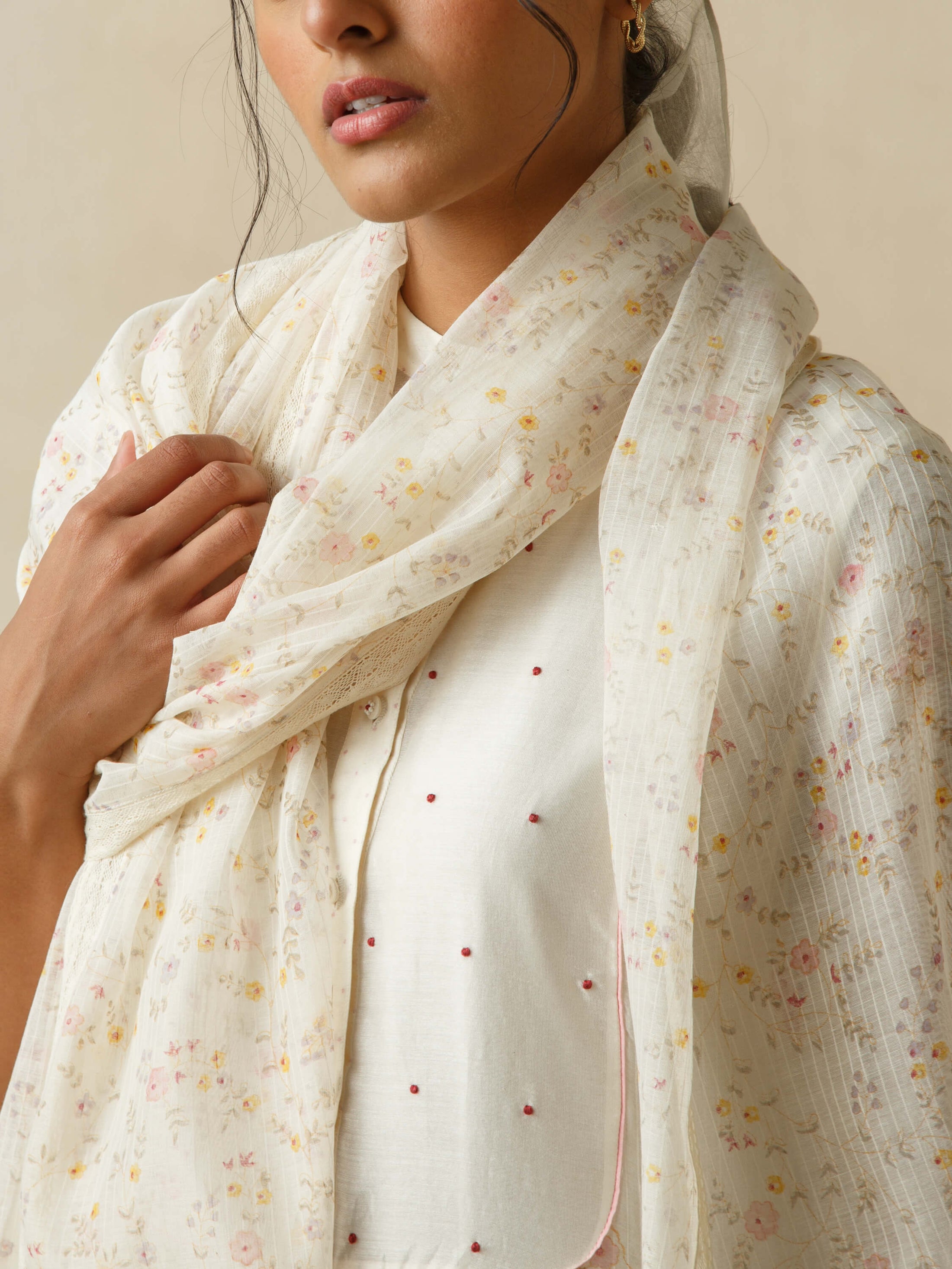 May Sonnets Scarf: Shop Elegant Cotton Silk Scarves