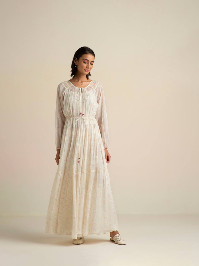 Peach Tree Maxi Dress: Embrace Effortless Summer Style