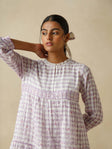 Sallyrosa Cotton Check Dress: Shop Handwoven Dresses