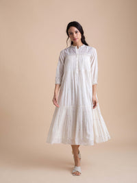 Buttercup Tier Dress: Shop Gorgeous Cotton Jamdani Dresses