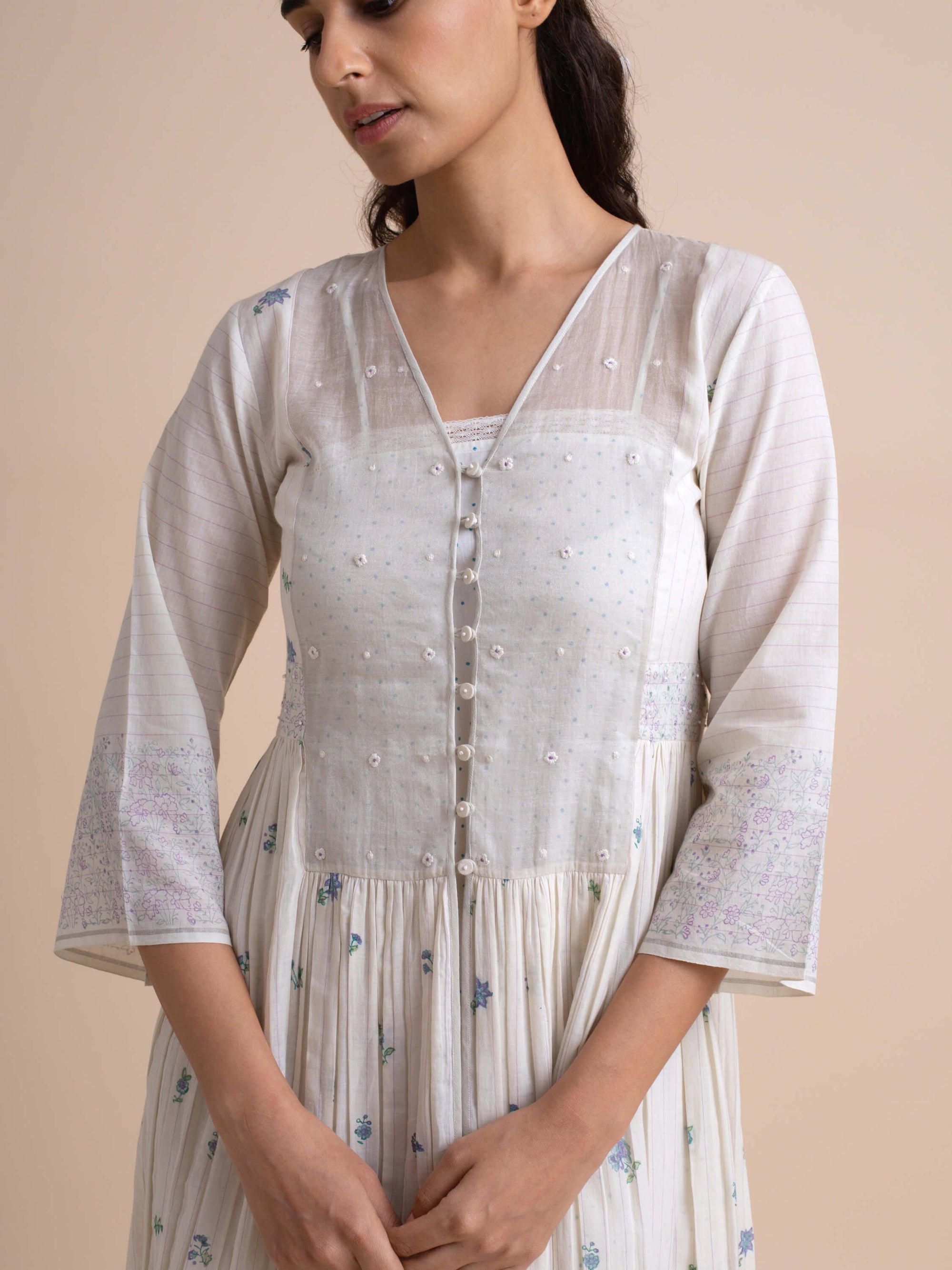 Dear Beloved Dress: Exquisite Handcrafted Cotton Dress