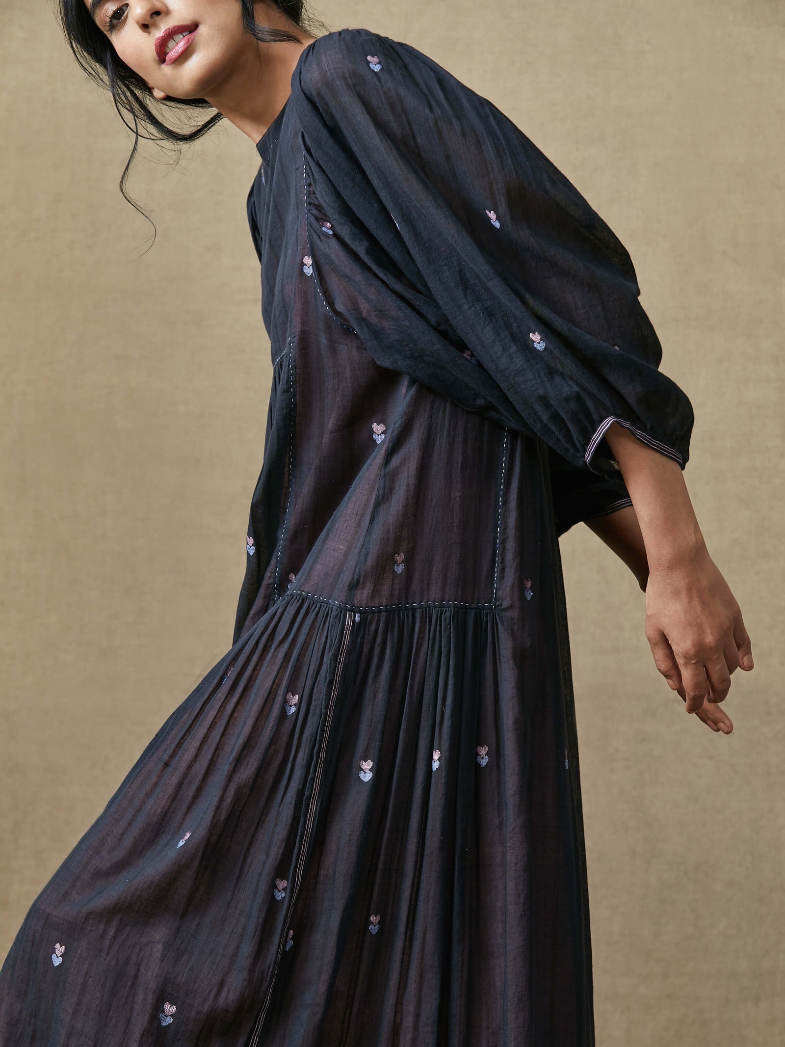 Thoughts In Ink Dress: Embrace Effortless Style - Buna Studio