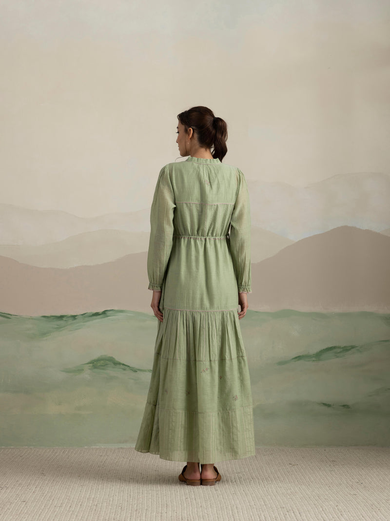 Jade Lime Maxi Dress | Sage Green | Buna Studio – BunaStudio